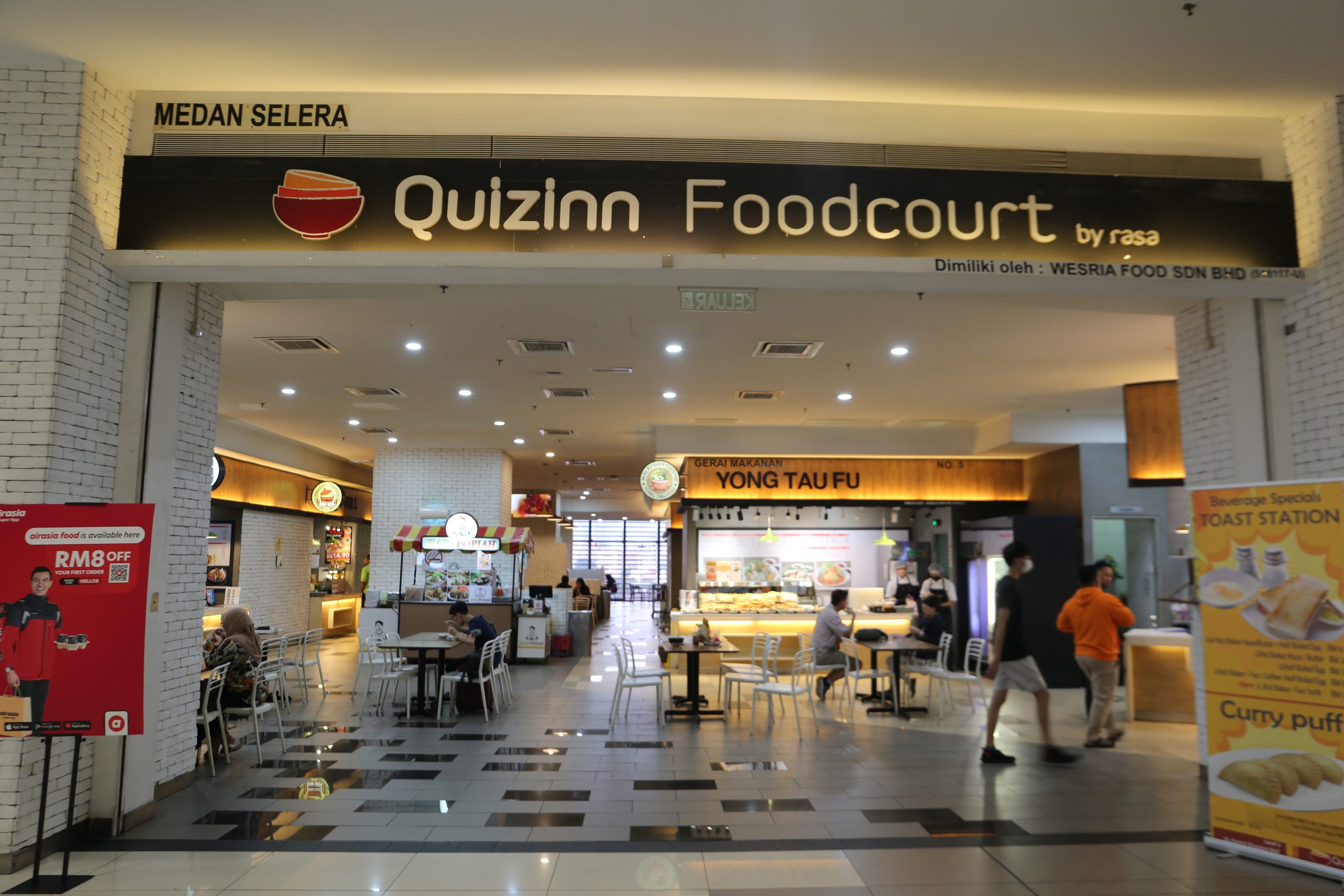 Quizinn Foodcourt by Rasa Food Arena - NUSENTRAL